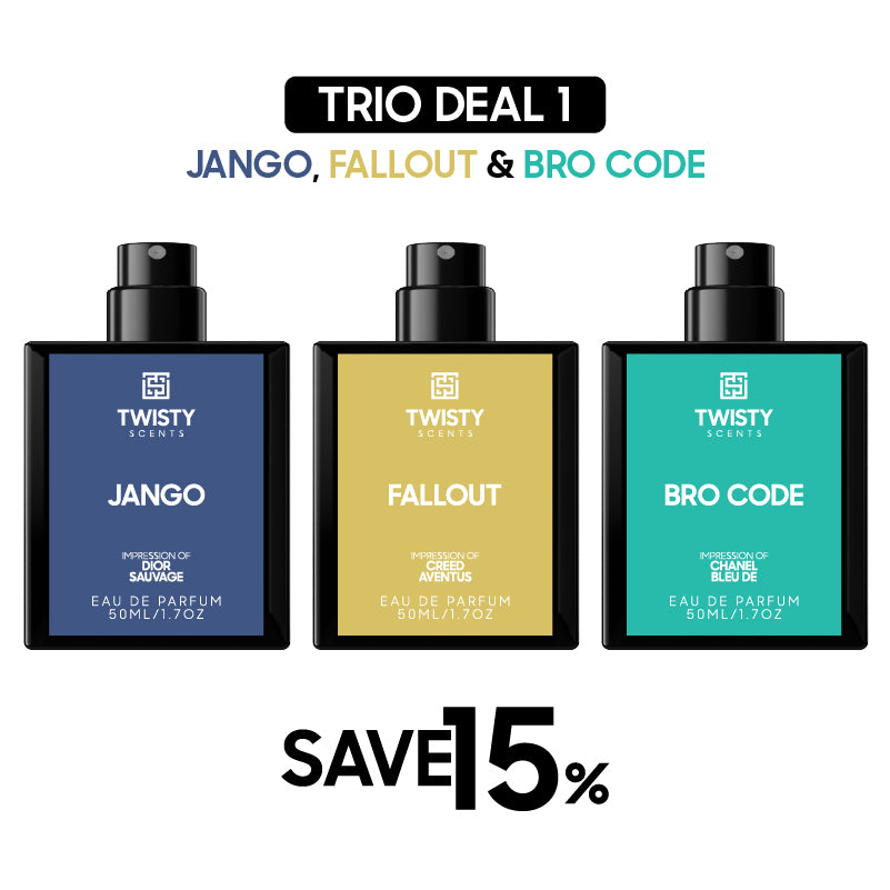 Trio Deal 1 - Jango, Fallout & Bro Code – Twisty Scents